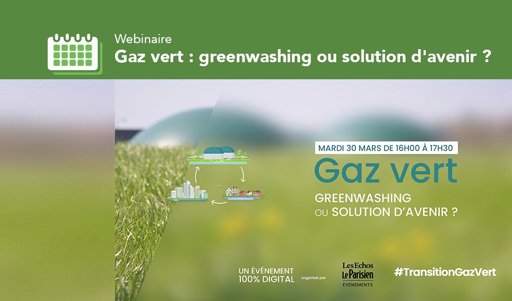 Webinaire « Gaz vert : greenwashing ou solution d'avenir